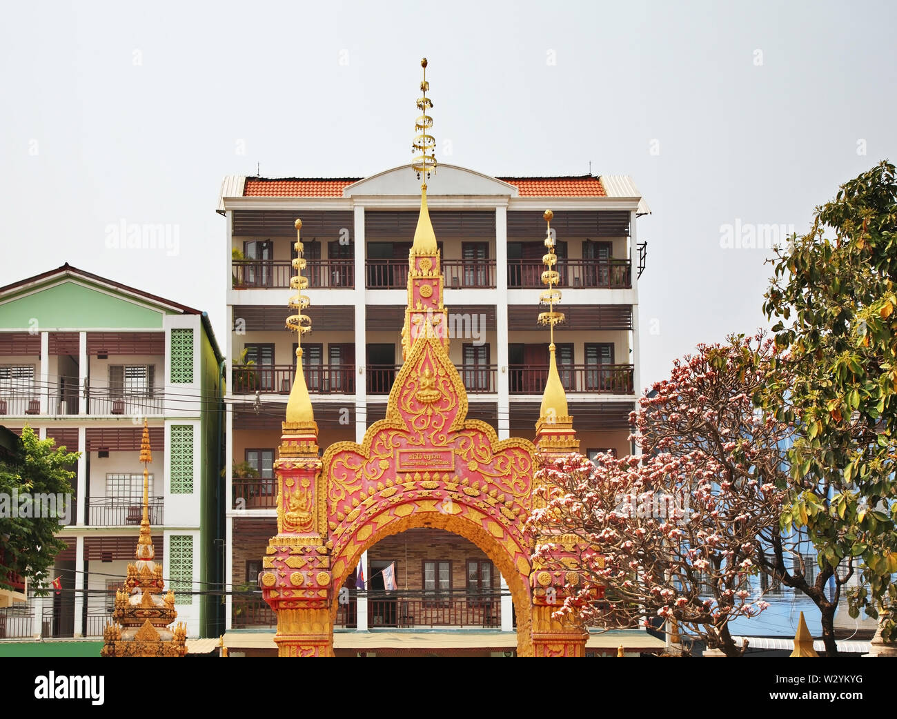 Laos vientiane wat mixay temple hi-res stock photography and images - Alamy