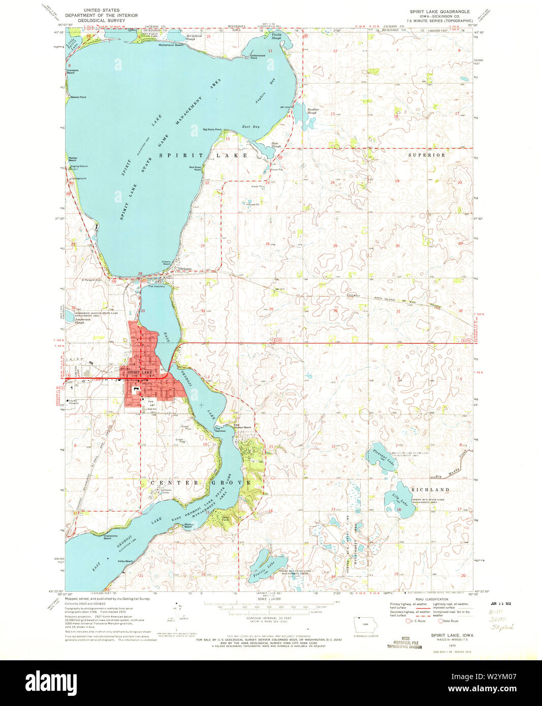 Spirit lake iowa hi-res stock photography and images - Alamy