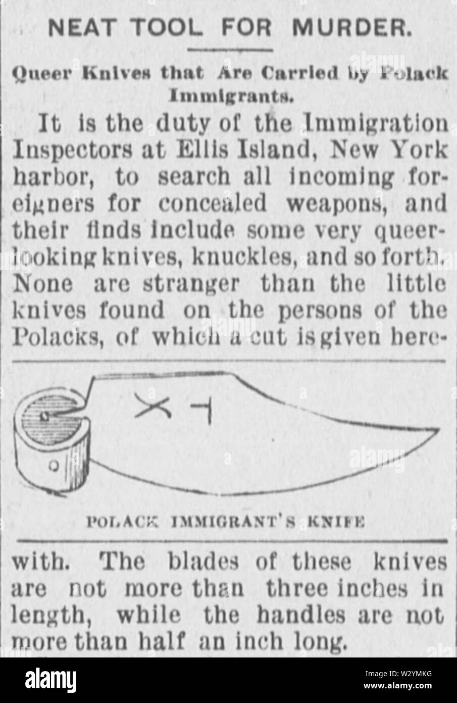 Neat Tool for Murder Stock Photo - Alamy