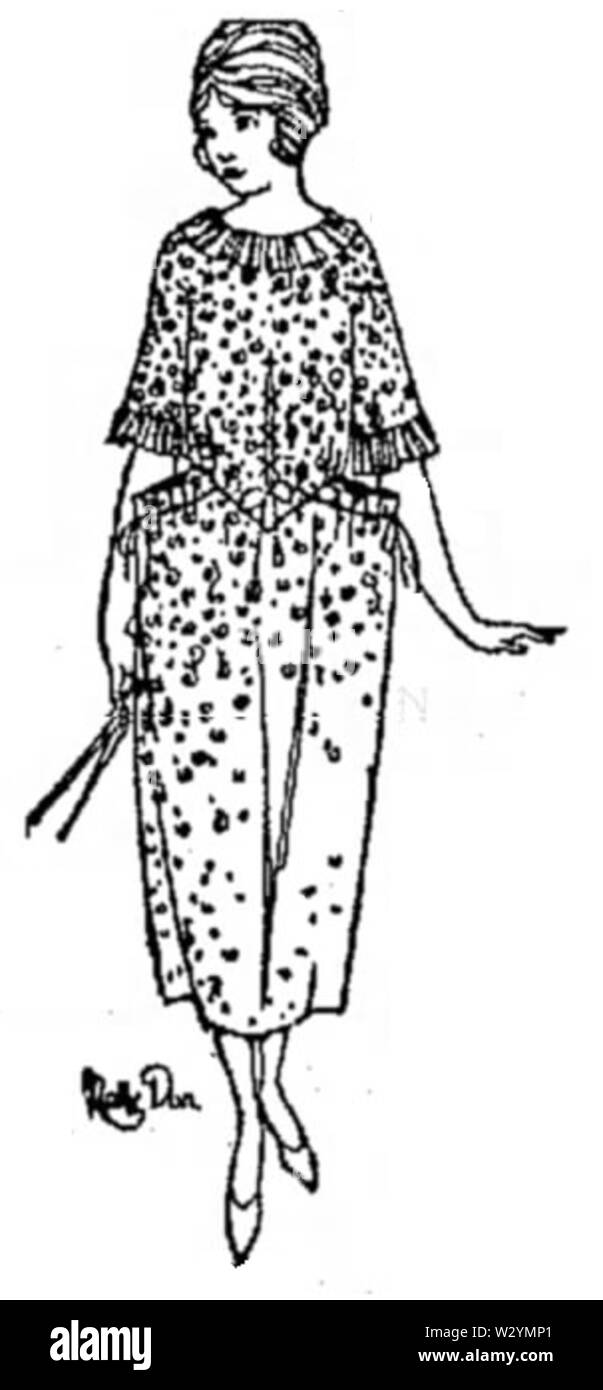 Nelly Don house dress, May 1922 11 Stock Photo - Alamy