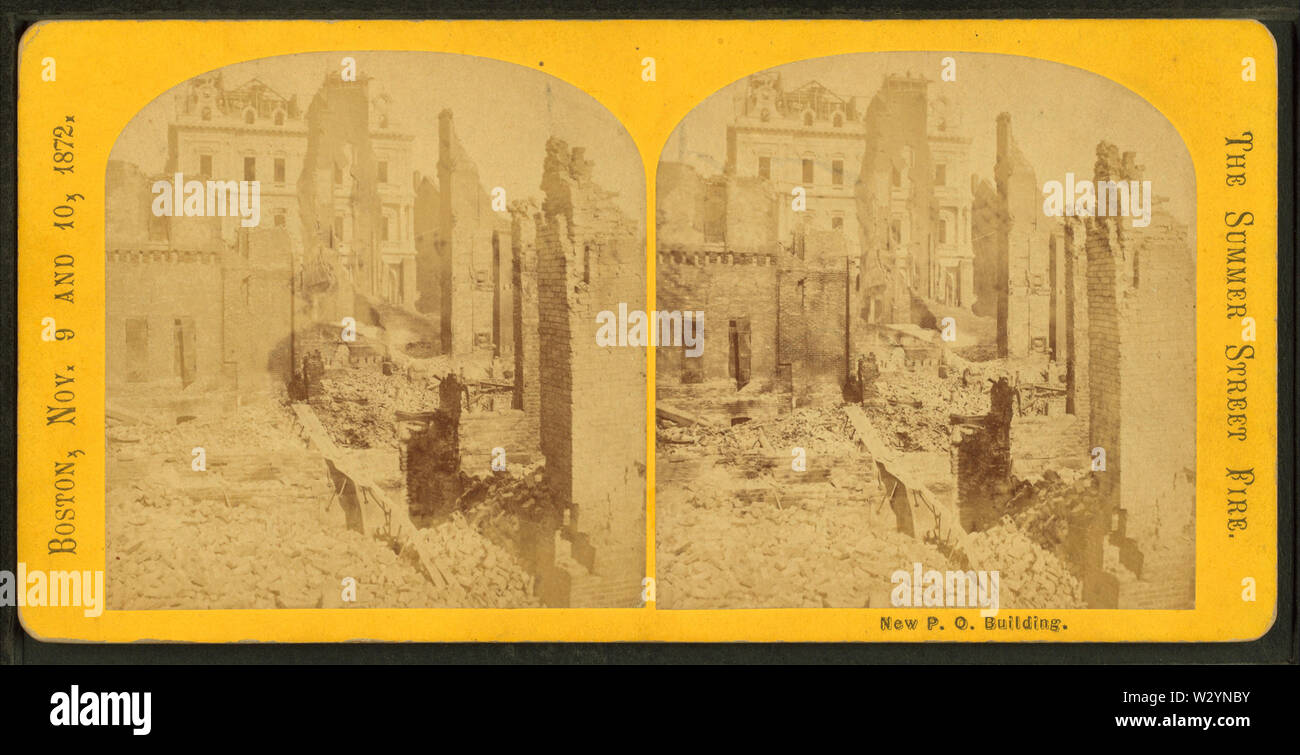 New PO building, from Robert N Dennis collection of stereoscopic views ...