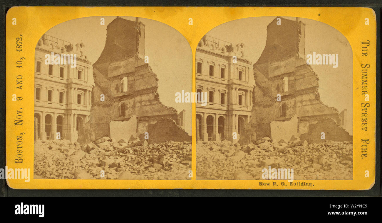 New PO building, from Robert N Dennis collection of stereoscopic views ...