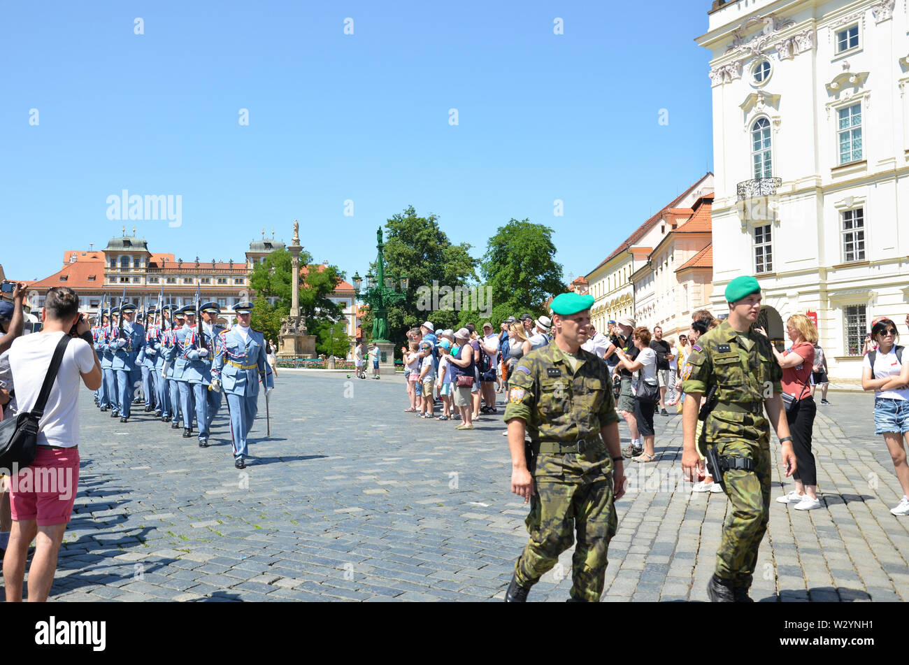 Czech royal guards hi-res stock photography and images - Alamy