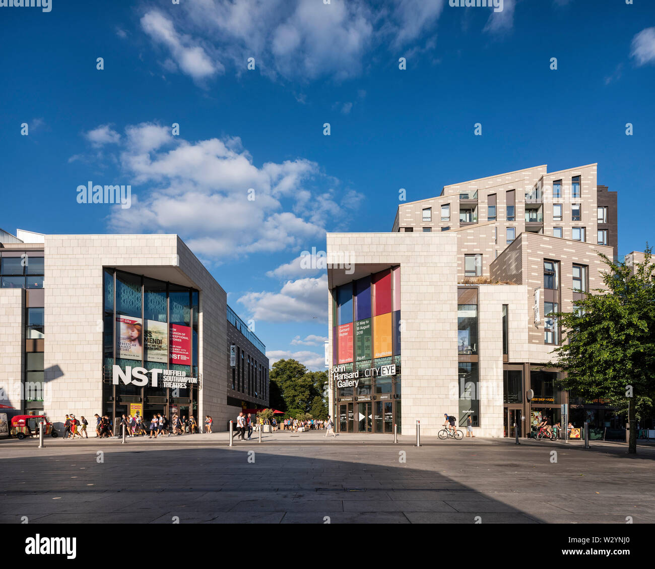 View across Guildhall Square with pedestrian route 'Guildhall Place ...