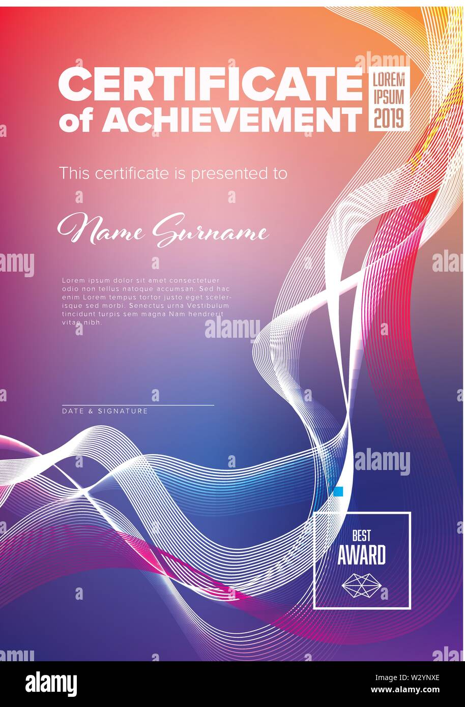 Achievement Poster Design