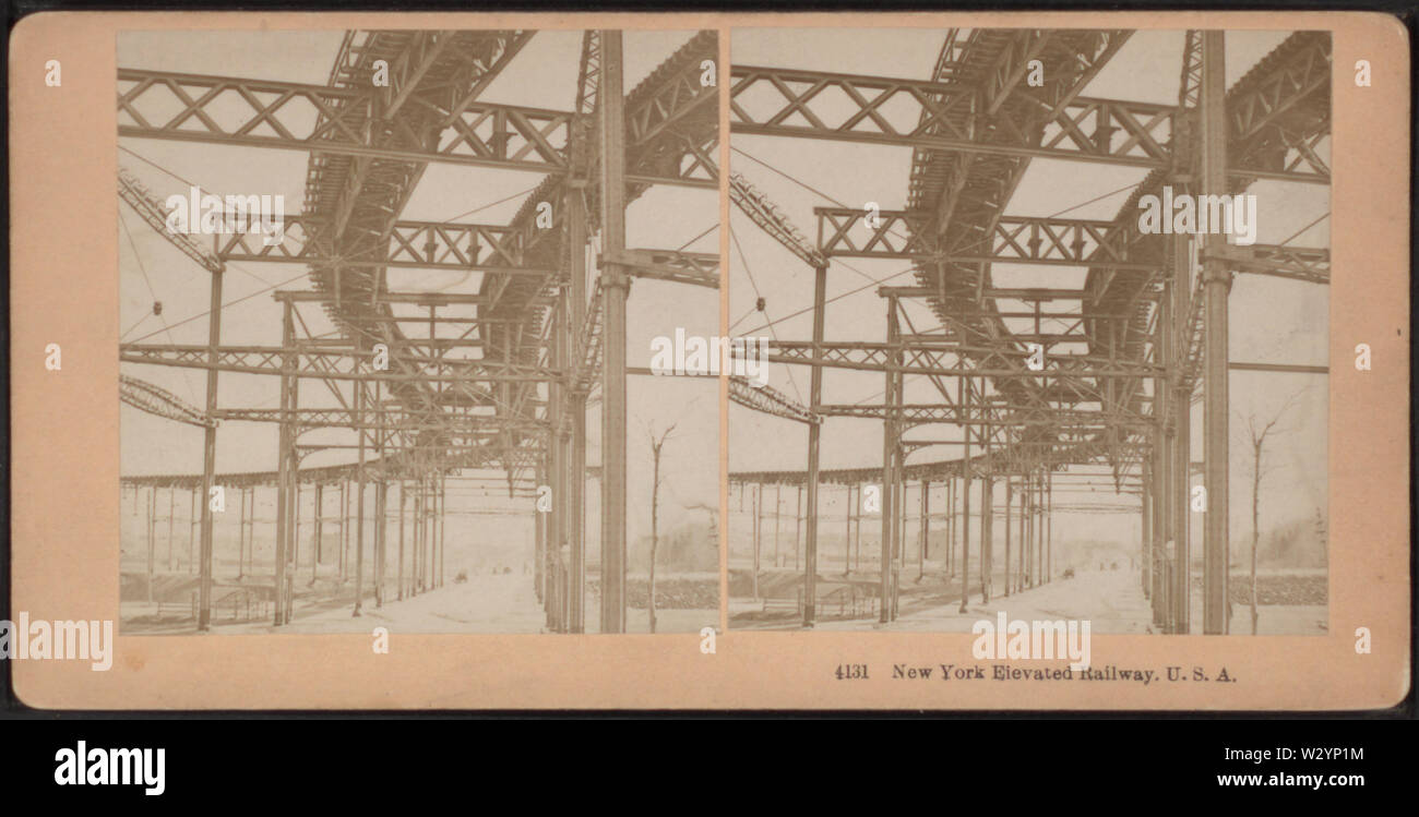New york elevated railway hi-res stock photography and images - Alamy