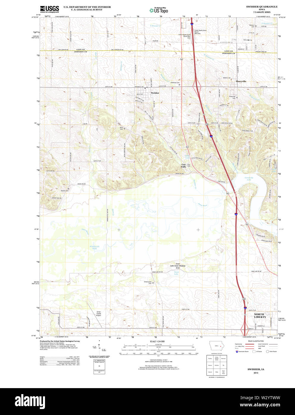 Swisher map hi-res stock photography and images - Alamy