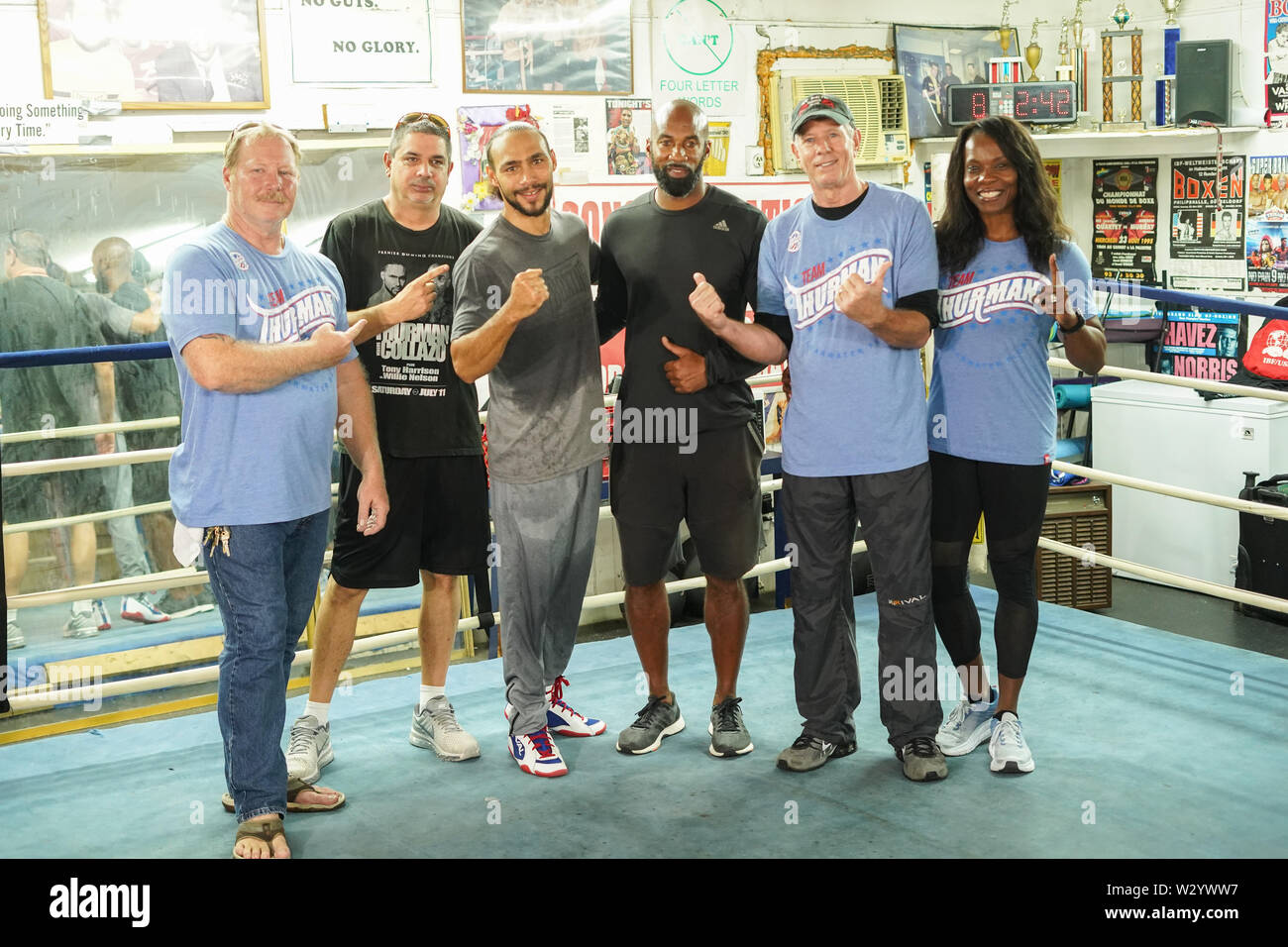 St Petersburg, Florida, USA. 10th July 2019. Boxer Keith Thurman (3rd ...