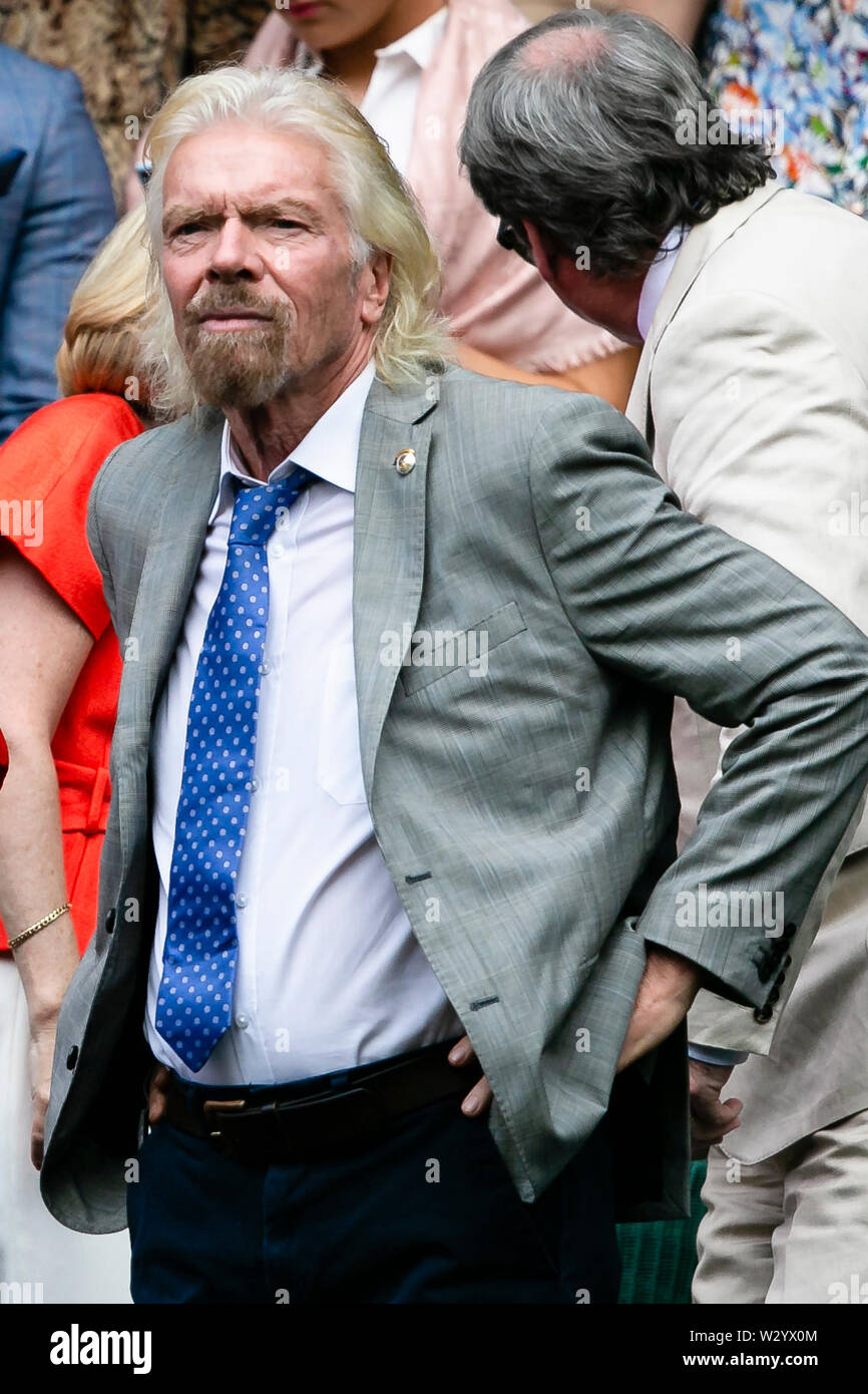 Richard branson tennis hi-res stock photography and images - Alamy