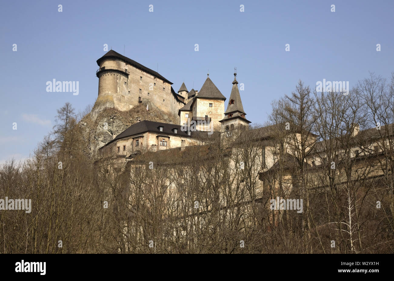Orava Castle - Oravsky hrad in Slovakia Stock Photo - Alamy