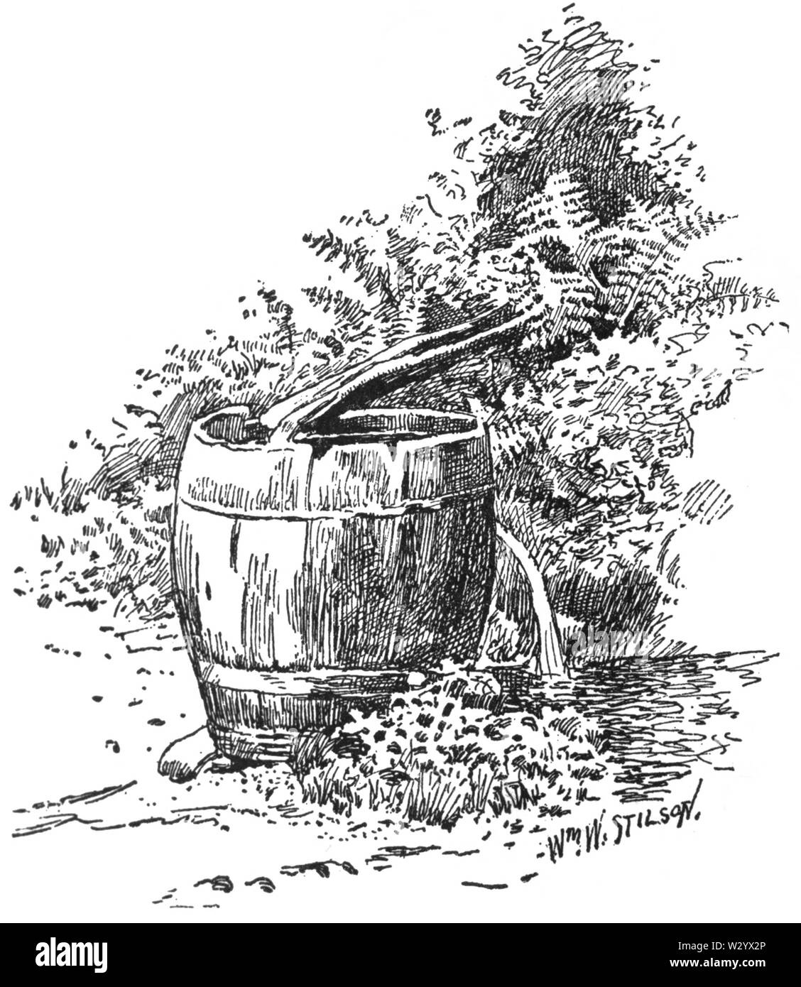 Source natural water spring Cut Out Stock Images & Pictures - Alamy