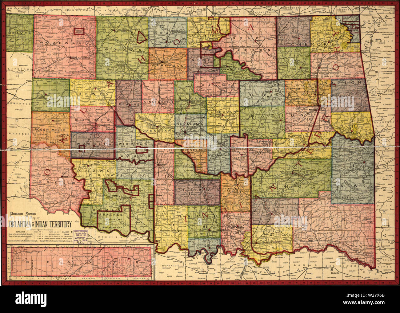 1905 map hi-res stock photography and images - Alamy