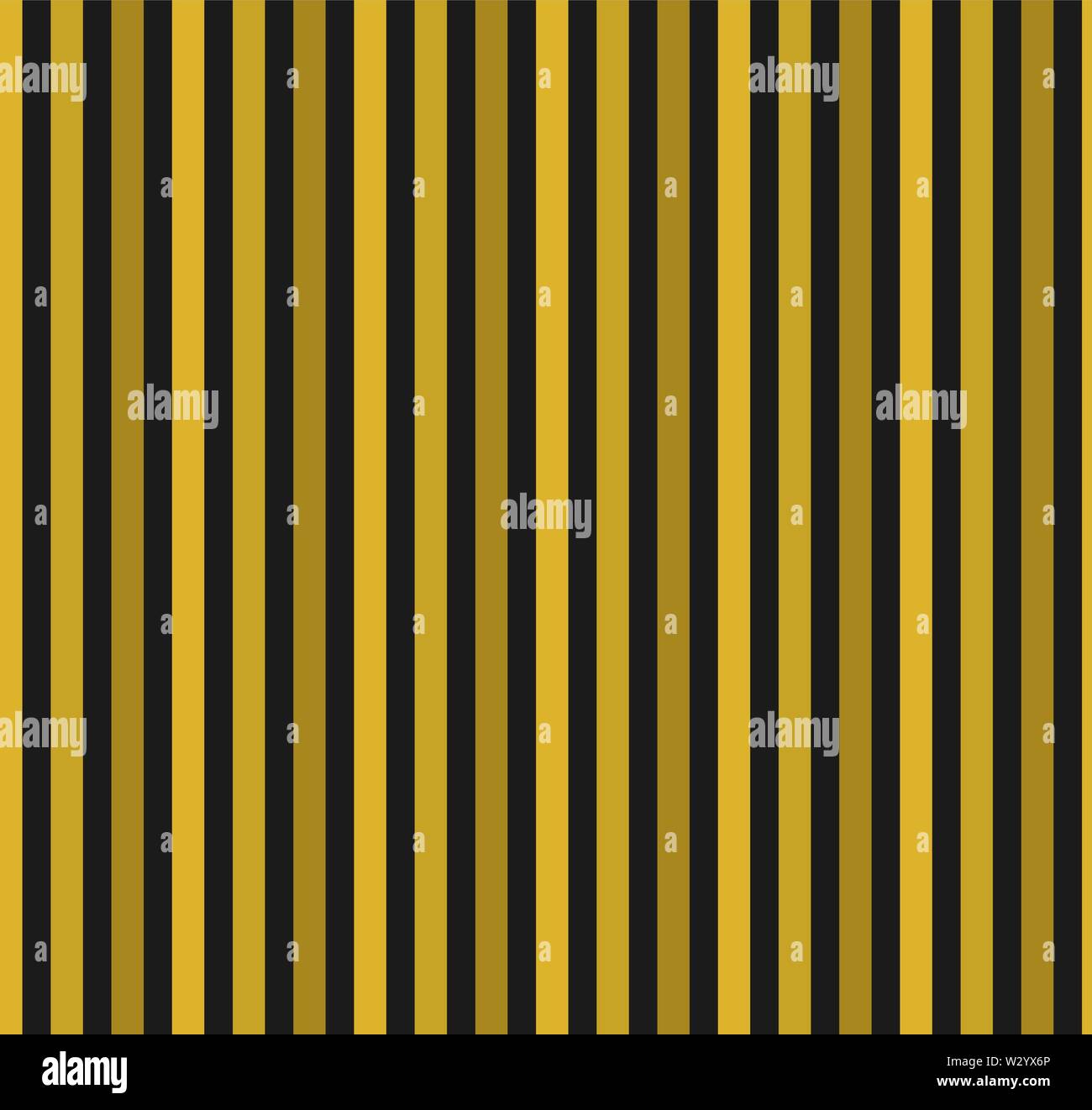 Golden stripes on black background seamless pattern. Vector ...