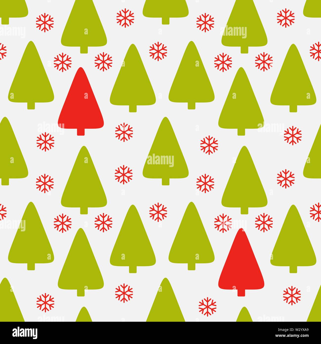 Christmas trees pattern. Vector illustration Stock Vector Image & Art ...
