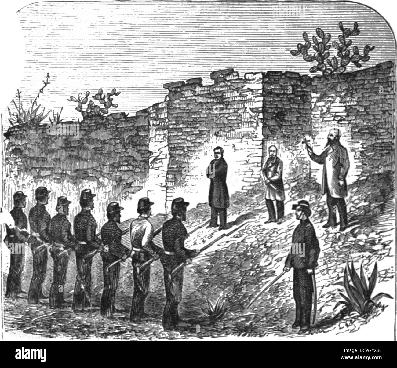OSR Mexico D242 the execution of maximillian Stock Photo - Alamy
