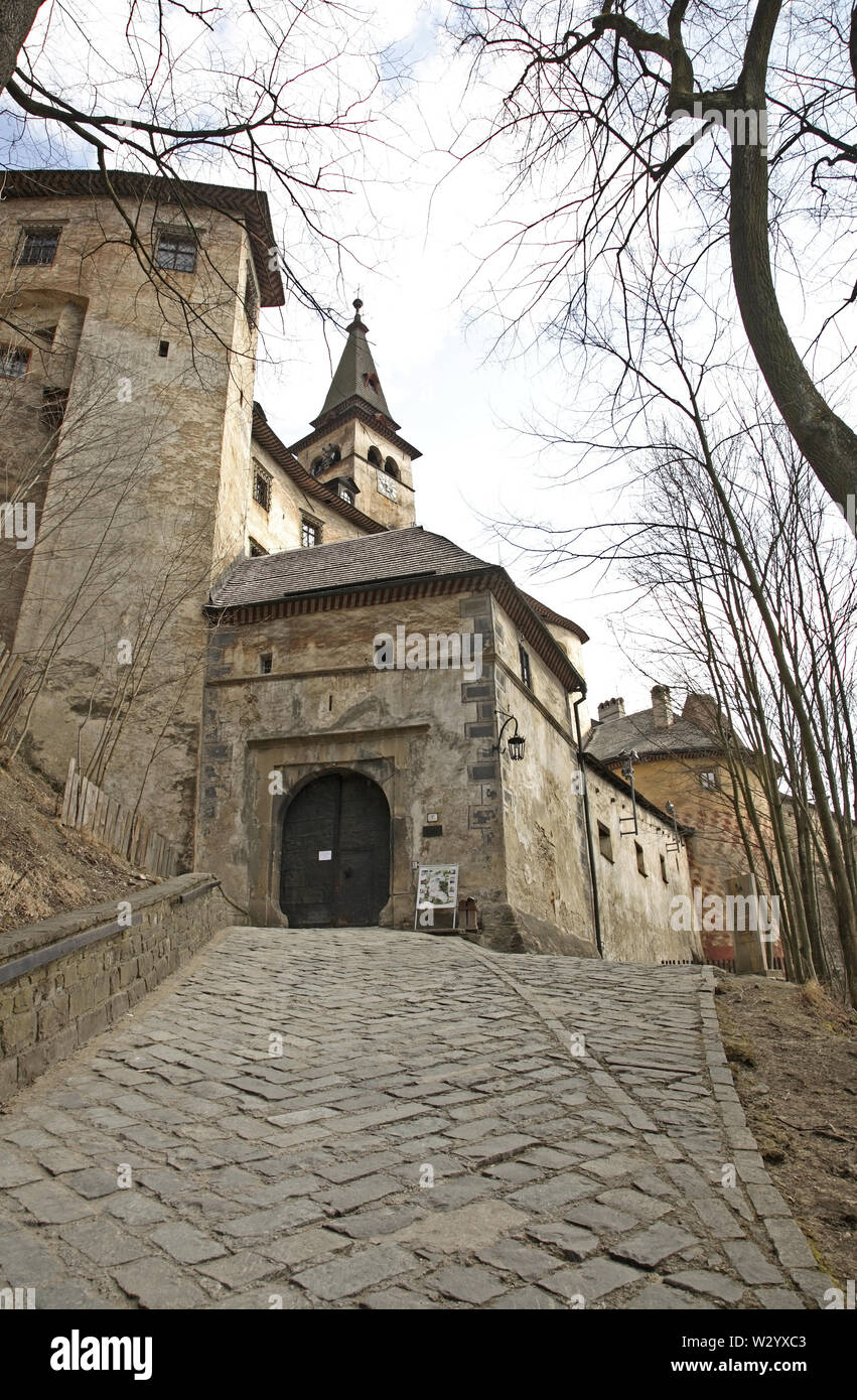 Orava Castle - Oravsky hrad in Slovakia Stock Photo - Alamy
