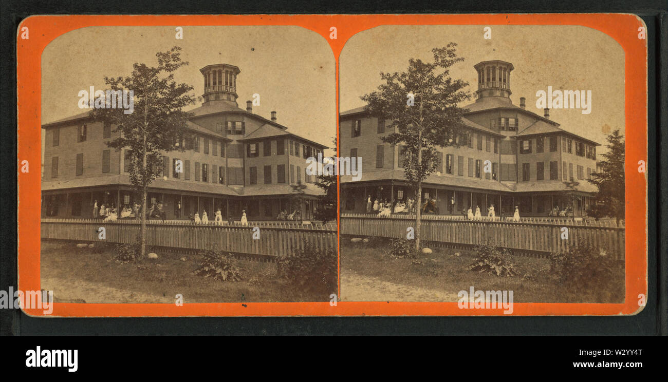 Ocean House, Rye Beach, from Robert N Dennis collection of stereoscopic ...