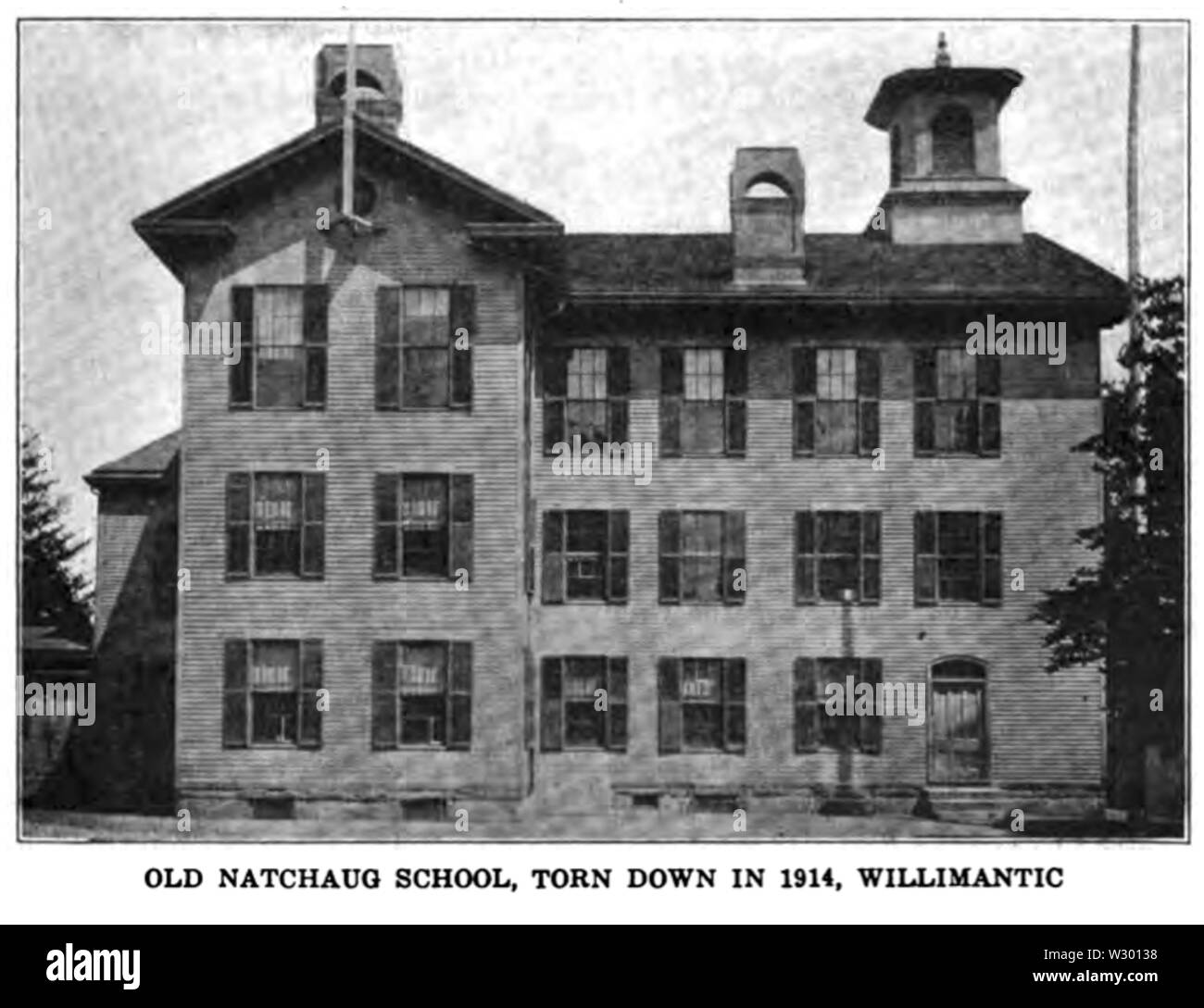 Old Natchaug School Stock Photo - Alamy
