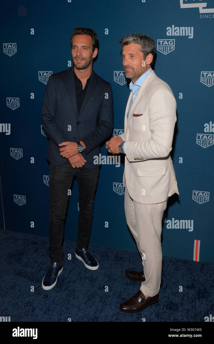 NEW YORK, NY - JULY 10: Jean-Eric Vergne and Patrick Dempsey attend TAG ...