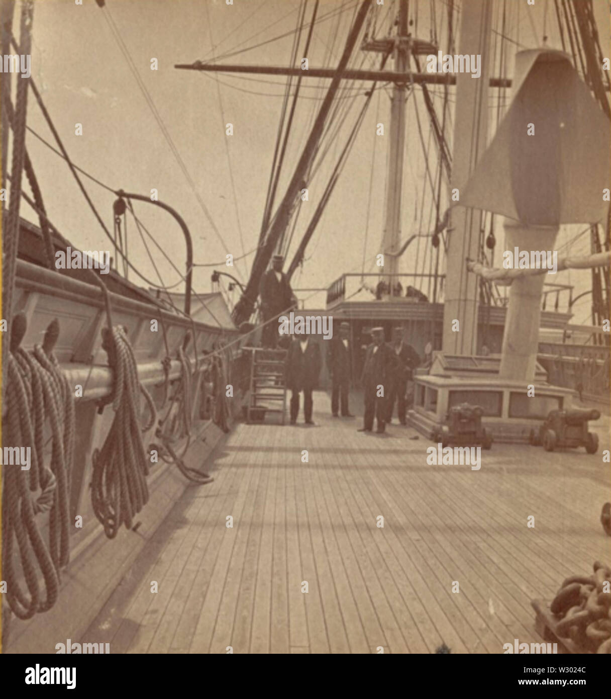 On Board School Ship Massachusetts - Digital Commonwealth Stock Photo ...