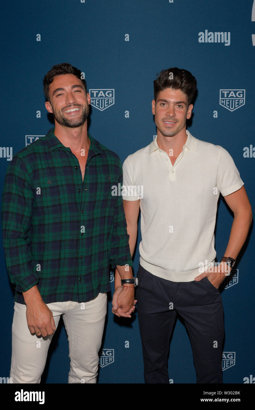 NEW YORK, NY - JULY 10: Chris Lin (L) and Brock Williams attend TAG ...