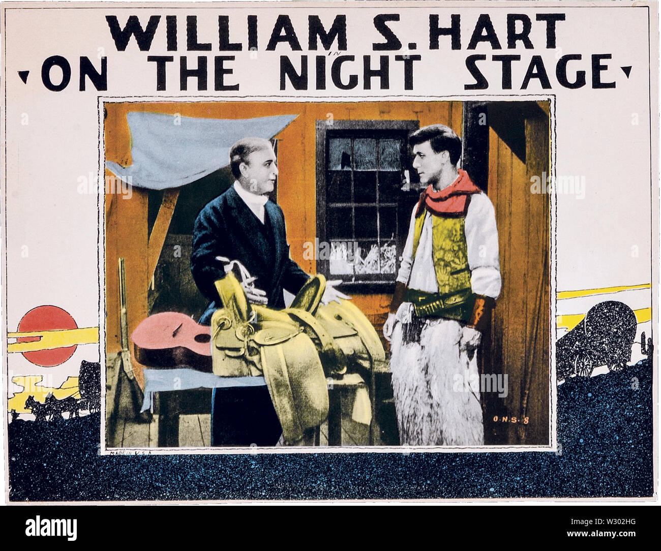 On the Night Stage lobby card Stock Photo - Alamy