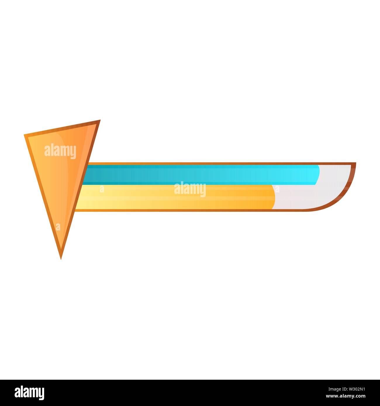 Video game energy bar with a thunder - Vector Stock Vector Image & Art ...
