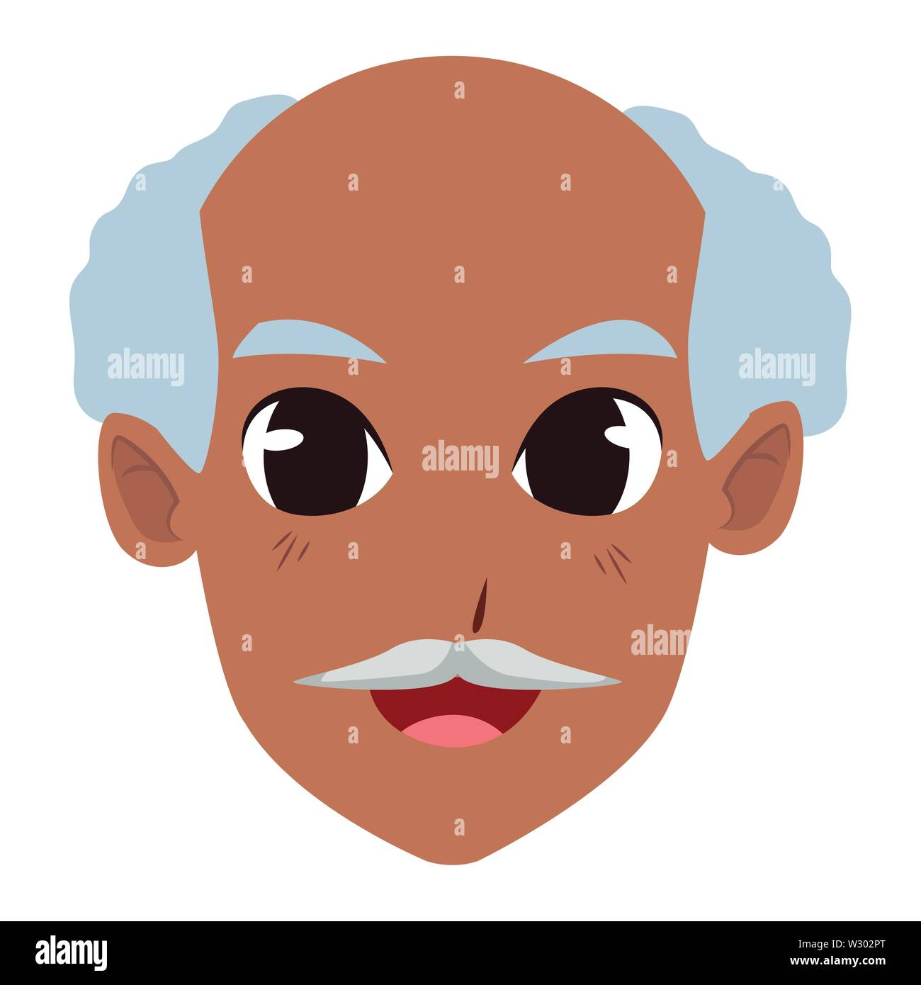 old man smiling and happy Stock Vector Image & Art - Alamy
