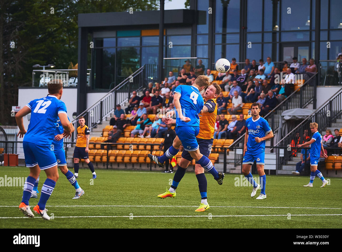 Slough Town FC vs Eastleigh FC at Arbour Park, Slough, Berkshire ...