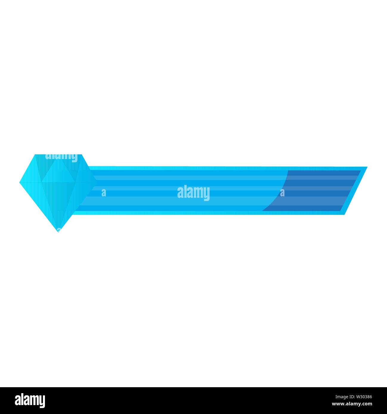Video game bar with a diamond - Vector Stock Vector Image & Art - Alamy