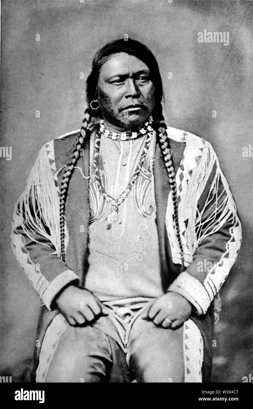 Ouray, Ute Chief, Colorado, 1874 Stock Photo - Alamy