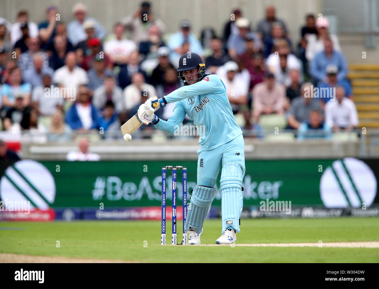 England's Jason Roy in batting action during the ICC World Cup, Semi ...