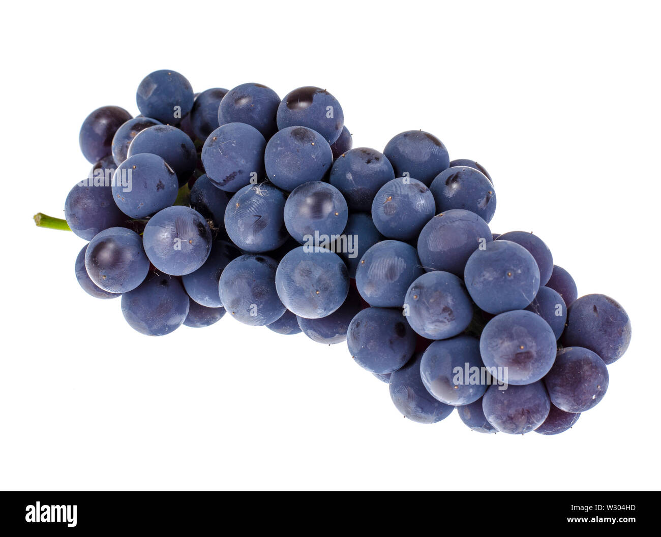 Bunch of blue grapes isolated on white background Stock Photo - Alamy