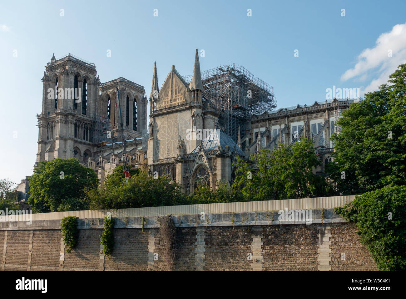 Rebuilt notre dame after fire hi-res stock photography and images - Alamy