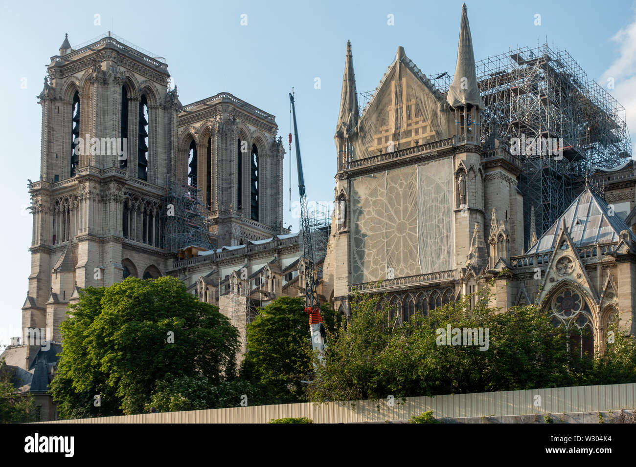Rebuilt notre dame after fire hi-res stock photography and images - Alamy