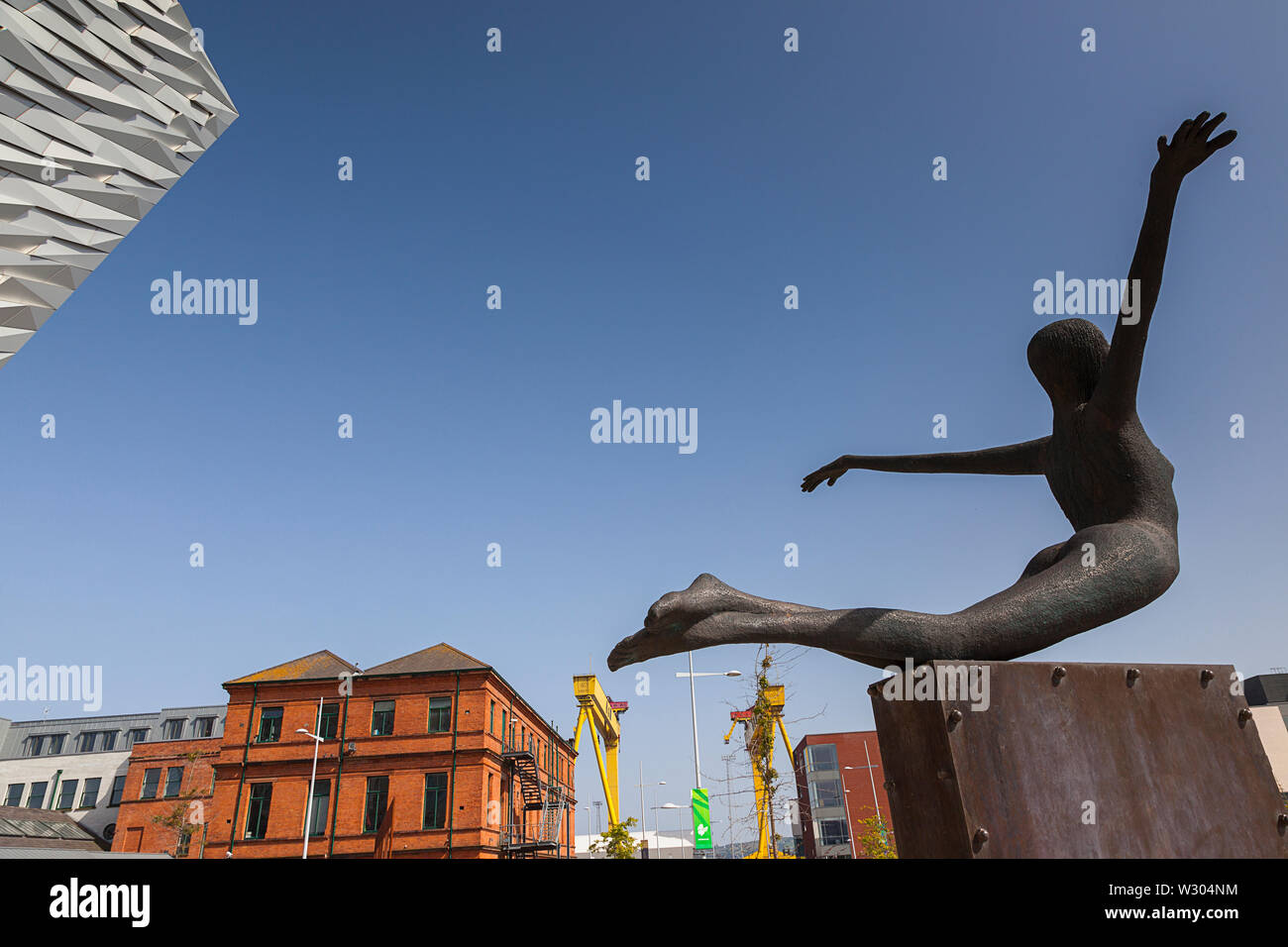 Titanic Visitor Centre Statue High Resolution Stock Photography and ...