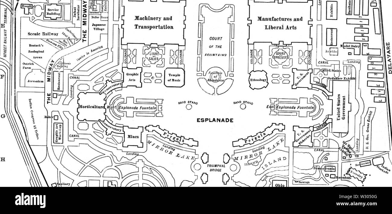 PA Expo map Stock Photo - Alamy