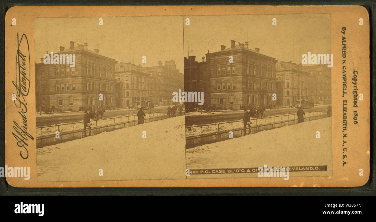 PO case bl'd'g & city hall, Cleveland, O, by Alfred S Campbell Stock ...