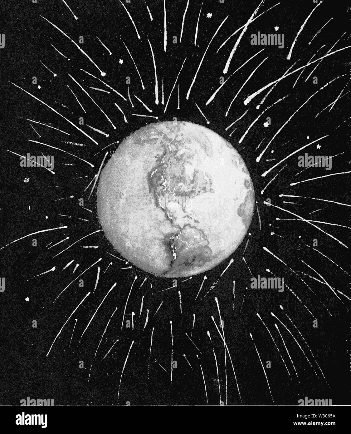 Meteorite meteorite Black and White Stock Photos & Images - Alamy