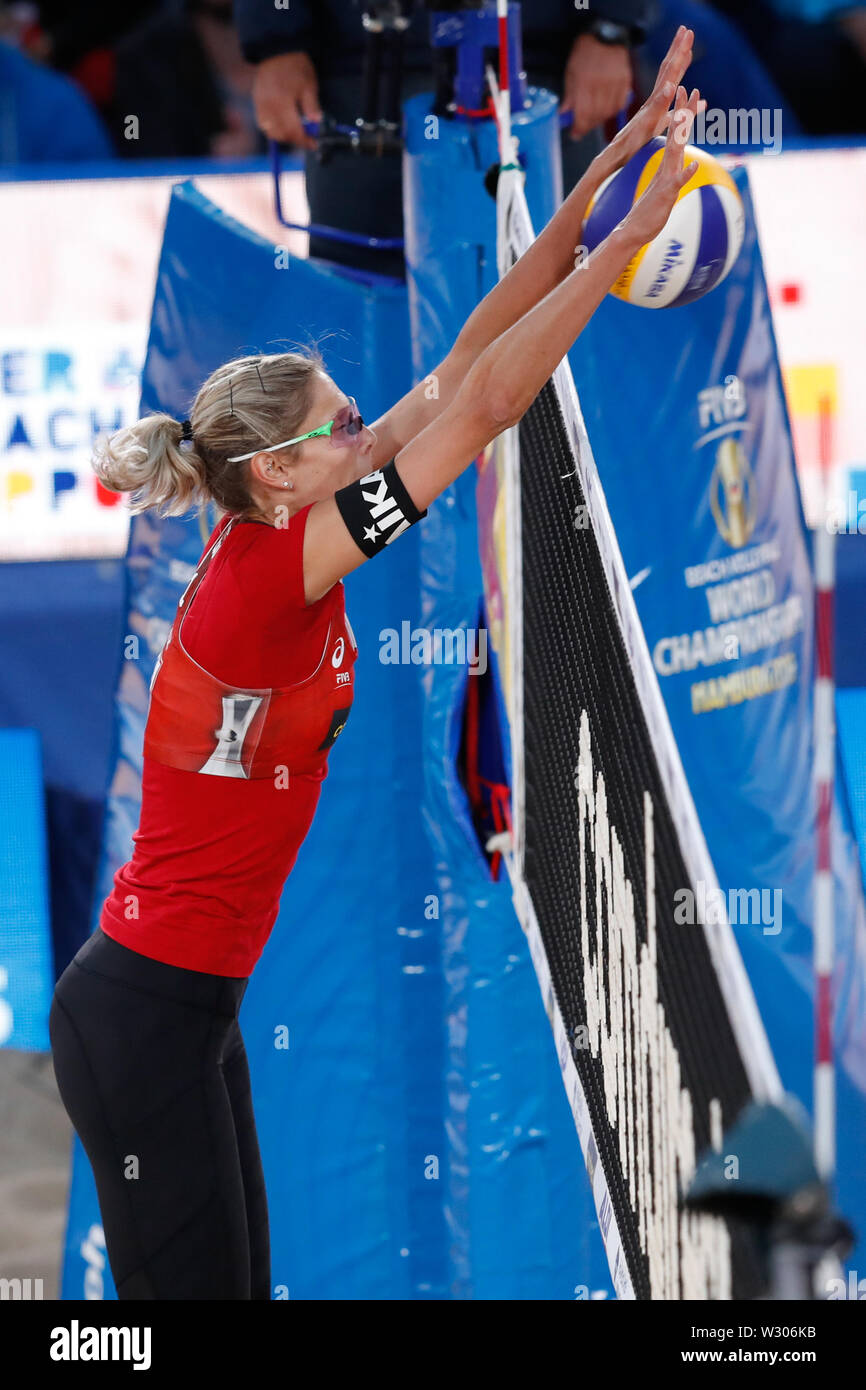 5 july 2019 Hamburg, Germany Wolrd Championship Beachvolleybal WK ...