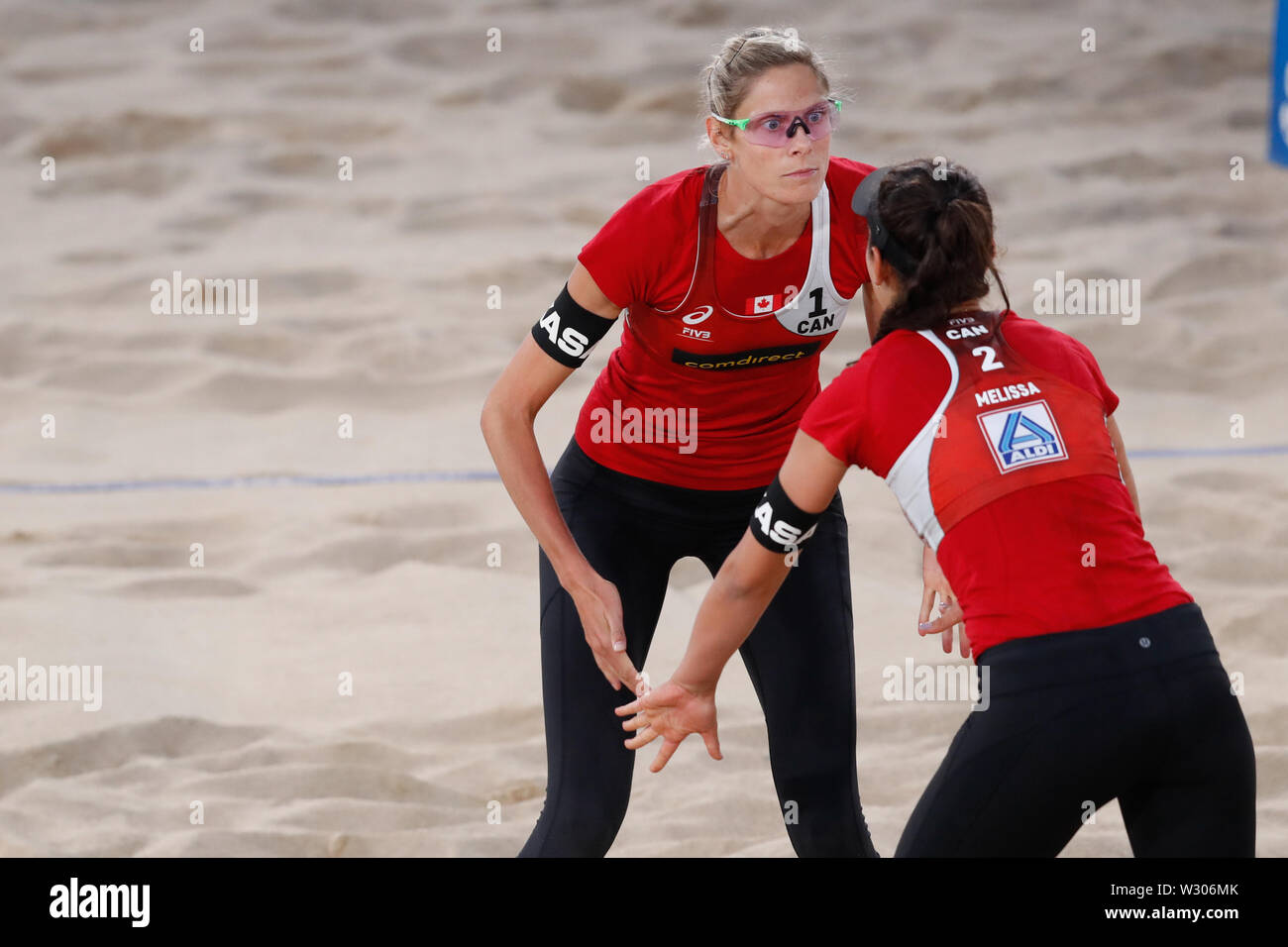 5 july 2019 Hamburg, Germany Wolrd Championship Beachvolleybal WK ...