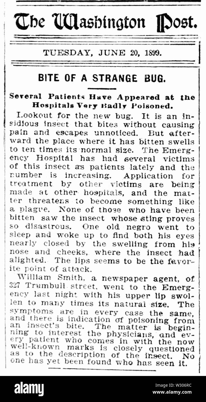 PSM V56 D0042 Washington post article Stock Photo - Alamy