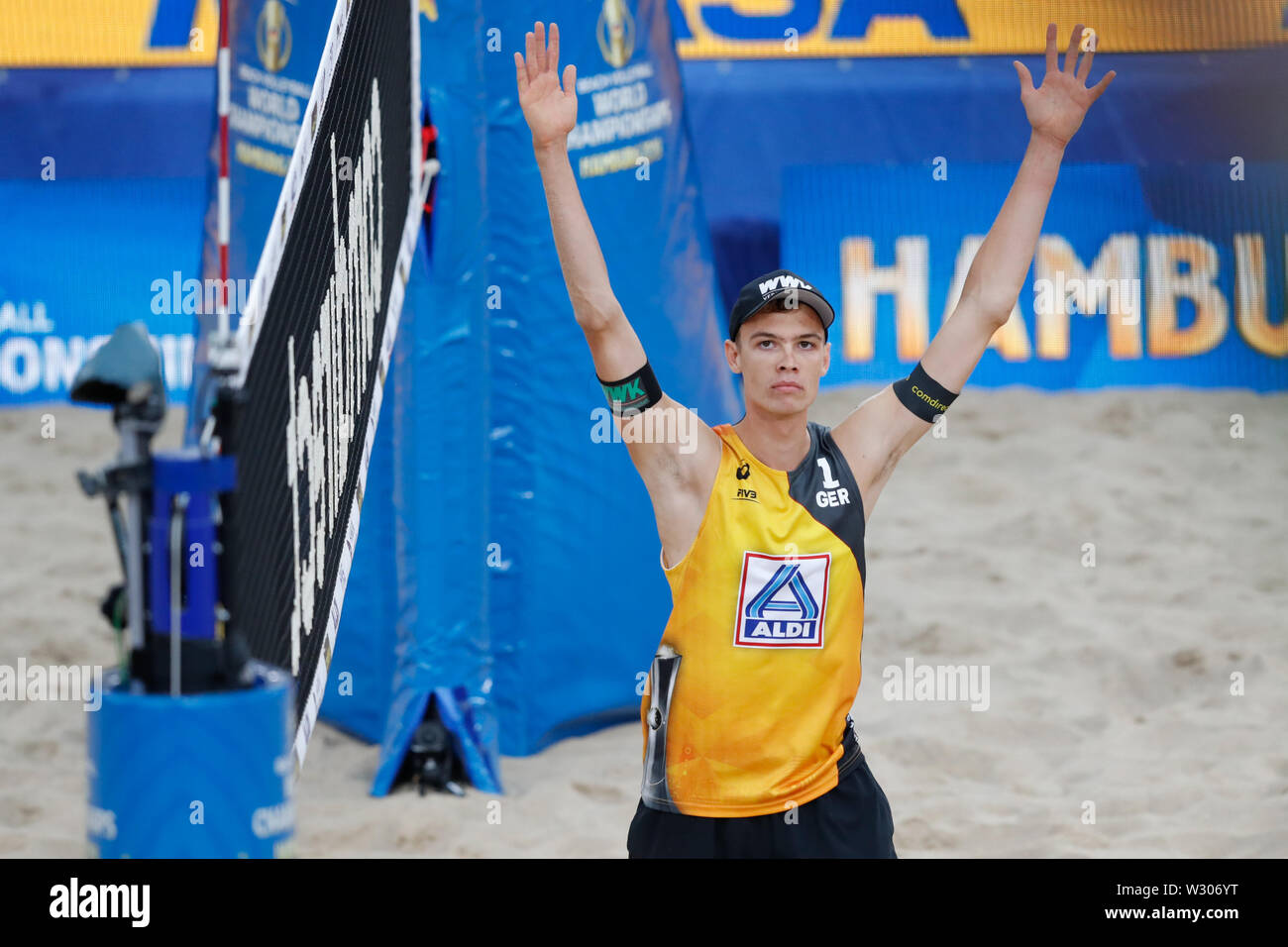 5 july 2019 Hamburg, Germany Wolrd Championship Beachvolleybal WK ...