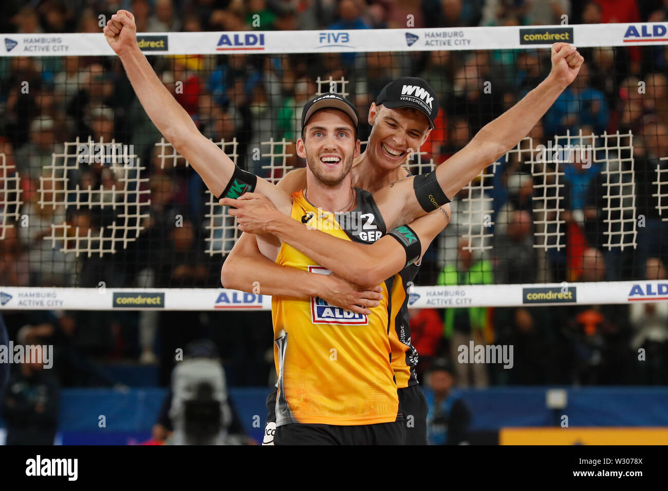 5 july 2019 Hamburg, Germany Wolrd Championship Beachvolleybal WK ...