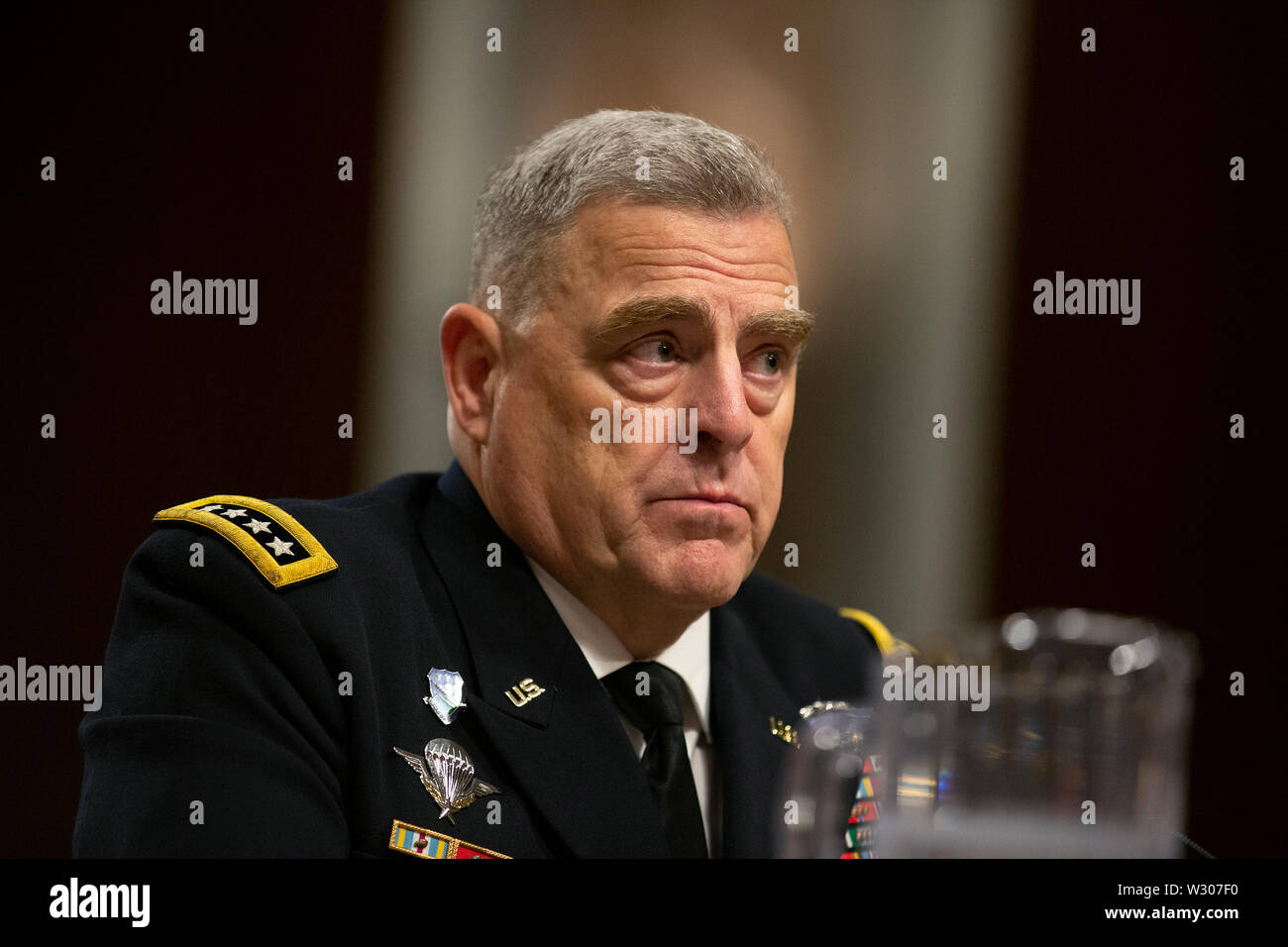 General Mark A. Milley testifies before the Senate Armed Services ...
