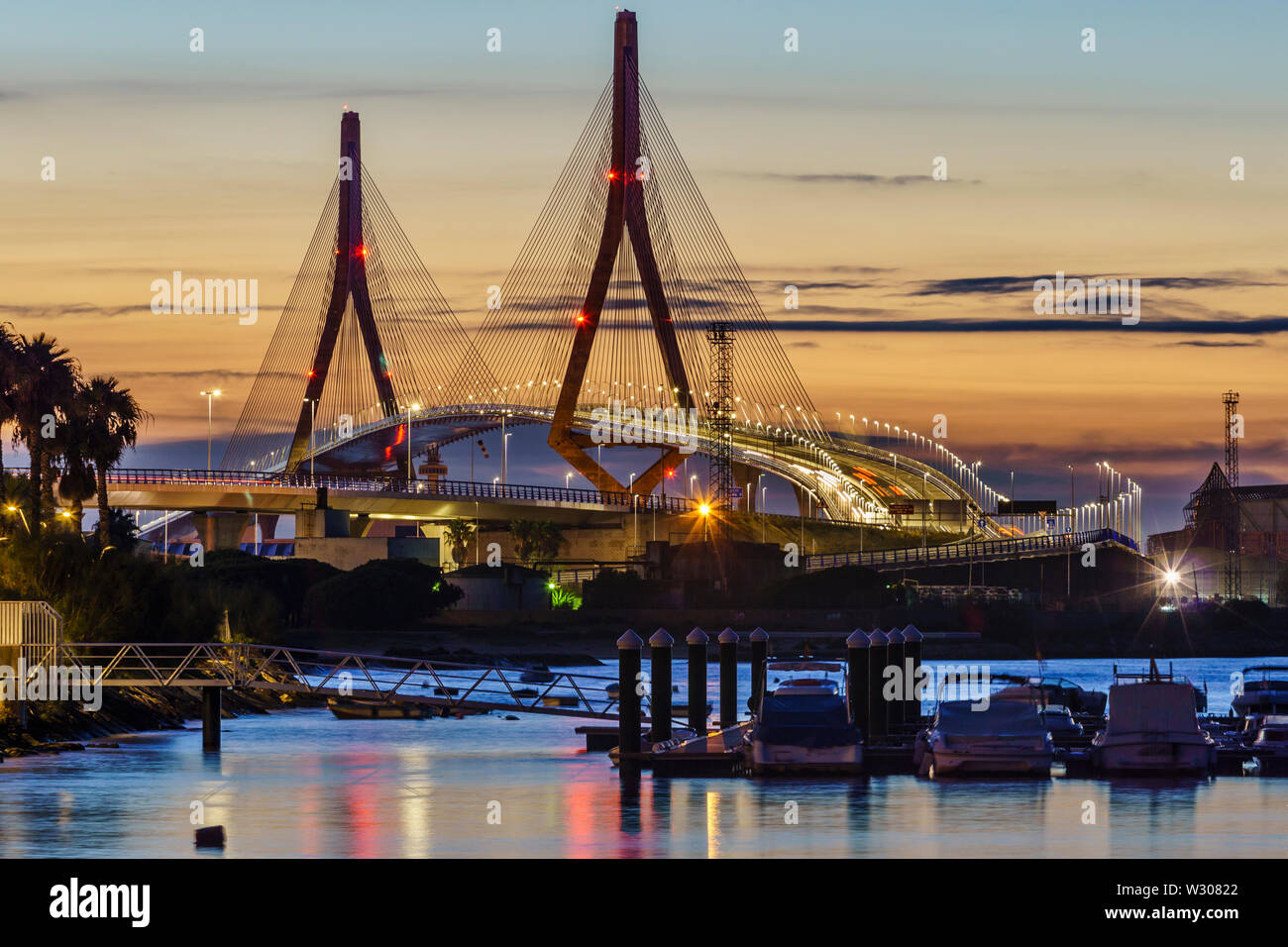 1812 Constitution Bridge Cadiz Spain Stock Photo - Alamy