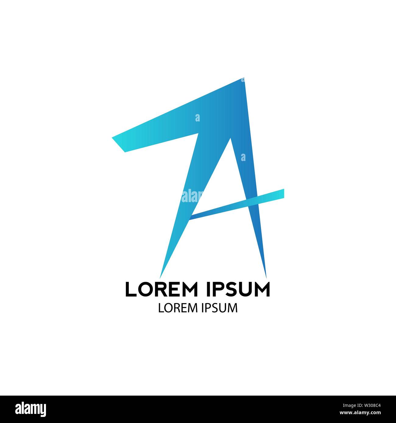 Isolated abstract business logo with text - Vector Stock Vector Image ...