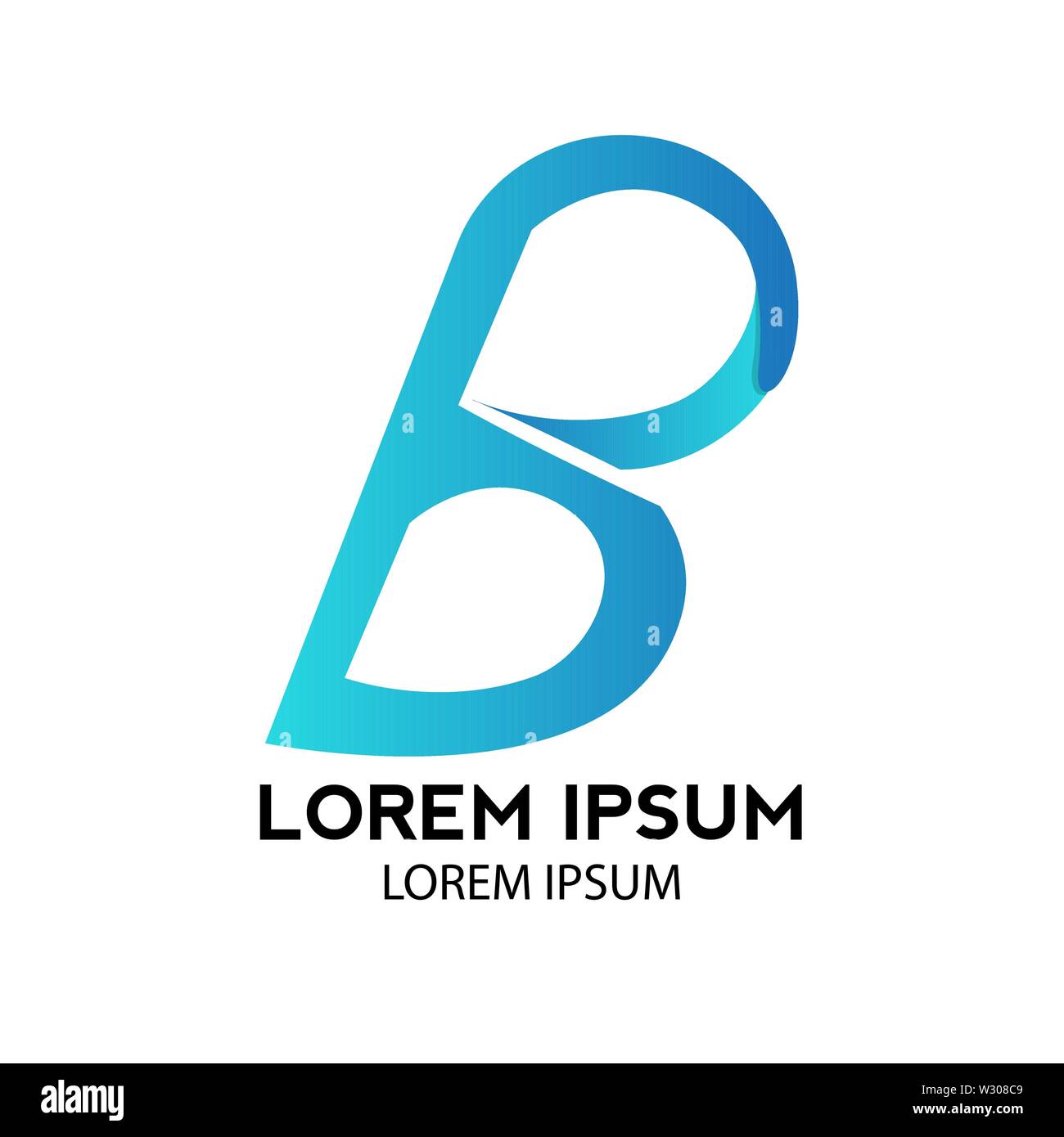 Isolated abstract business logo with text - Vector Stock Vector Image ...