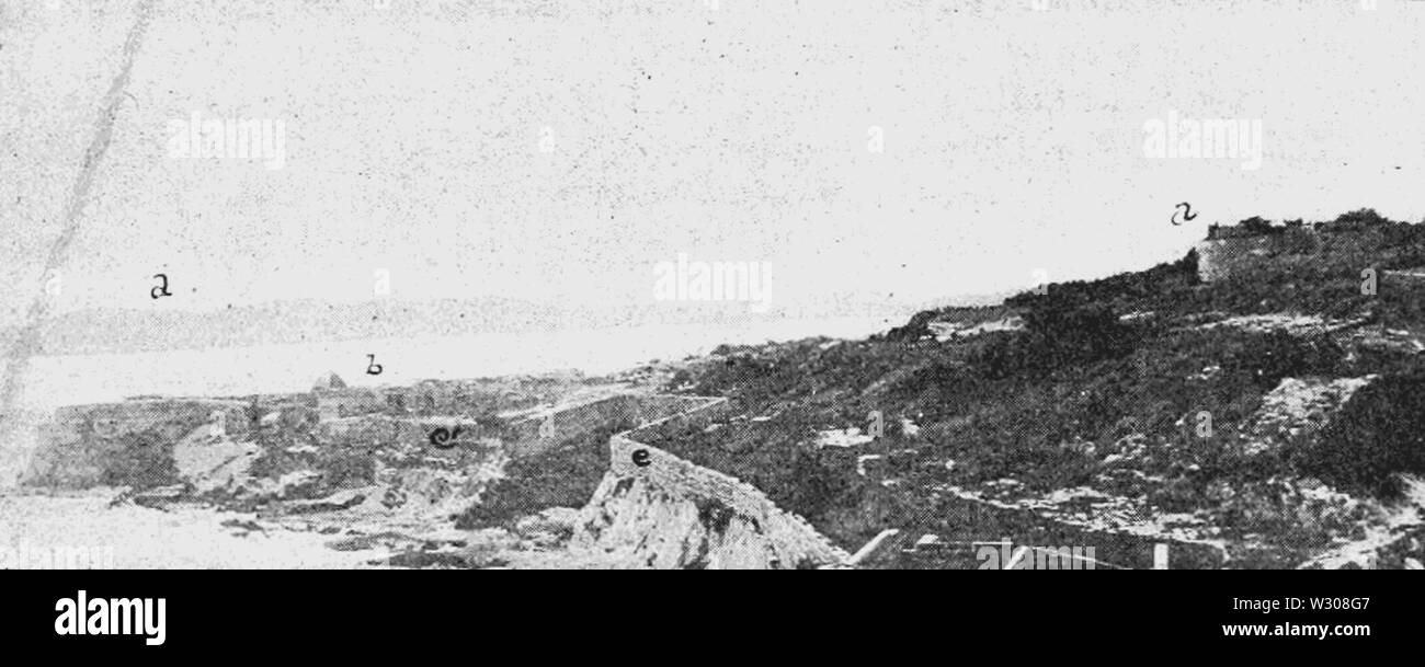 PSM V60 D031 Castle island bermuda after hurricane of 1899 Stock Photo ...