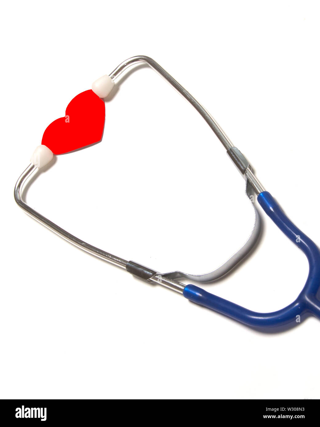 Stethescope hearing heart sounds Stock Photo - Alamy